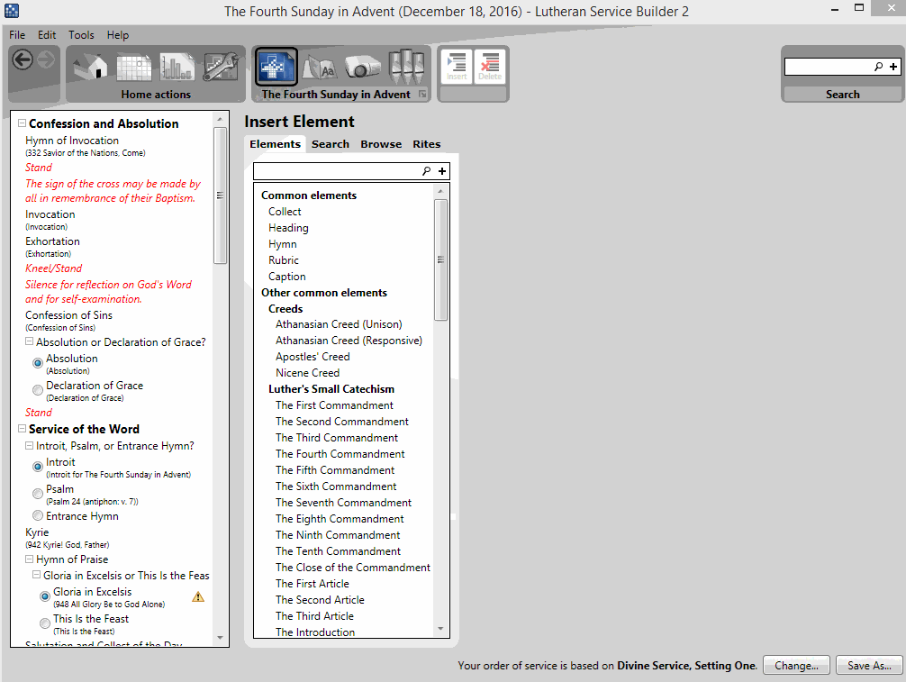 Features of Lutheran Service Builder | Worship Service Planning Software